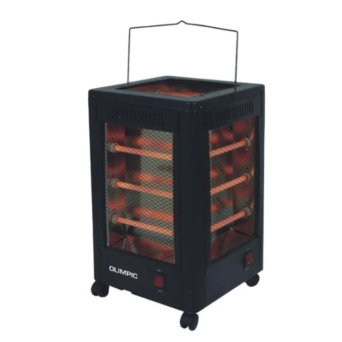 Olimpic Electric Quartz Heater 2800W 5 levels Black - Hometag